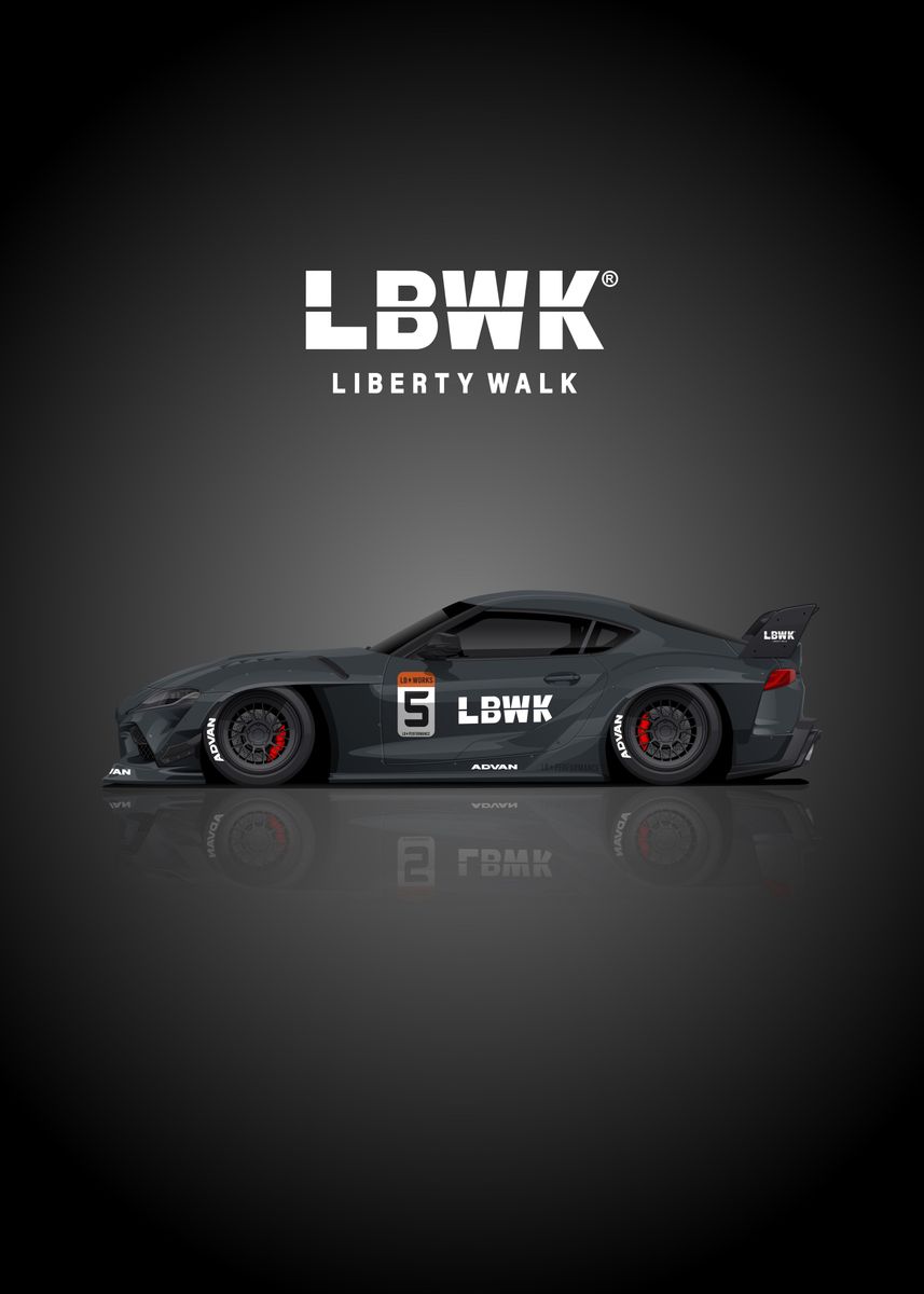 'Liberty Walk Supra' Poster, picture, metal print, paint by Conceptual ...