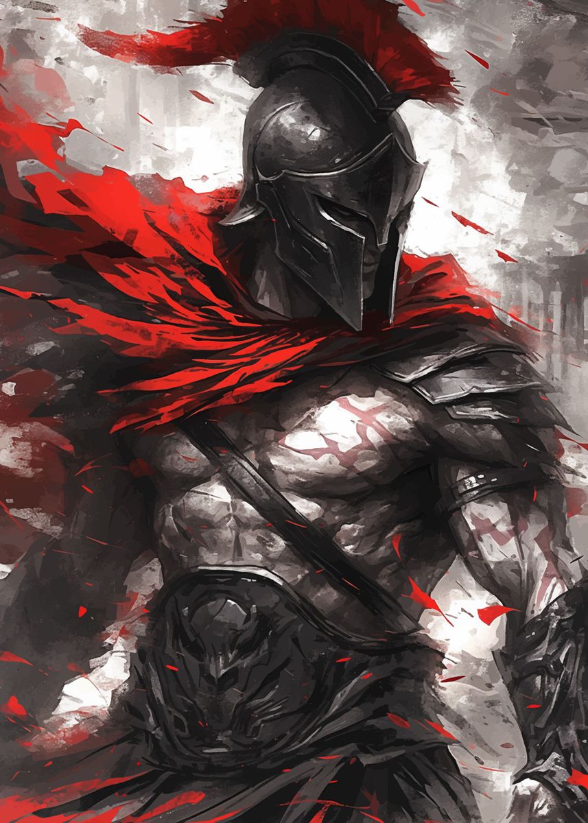 'Spartan armor' Poster, picture, metal print, paint by Space Art | Displate