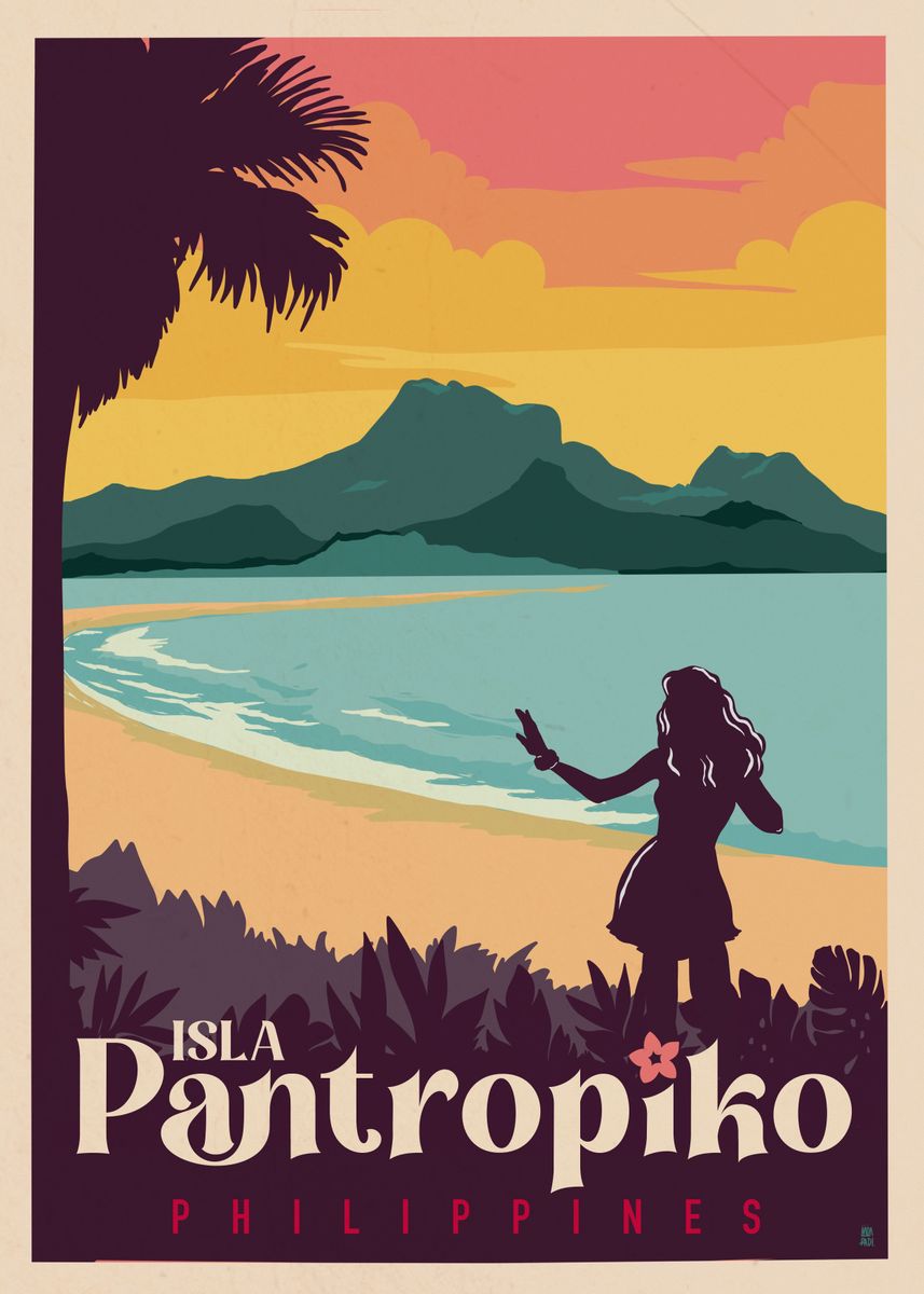 'PANTROPIKO PHILIPPINES' Poster, picture, metal print, paint by ...