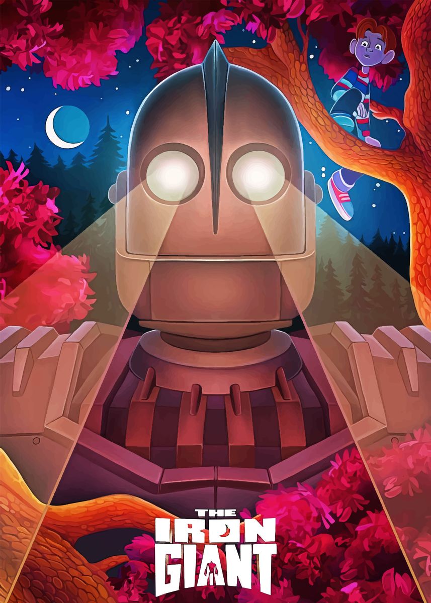 'the iron giant' Poster, picture, metal print, paint by Abil Qubil ...