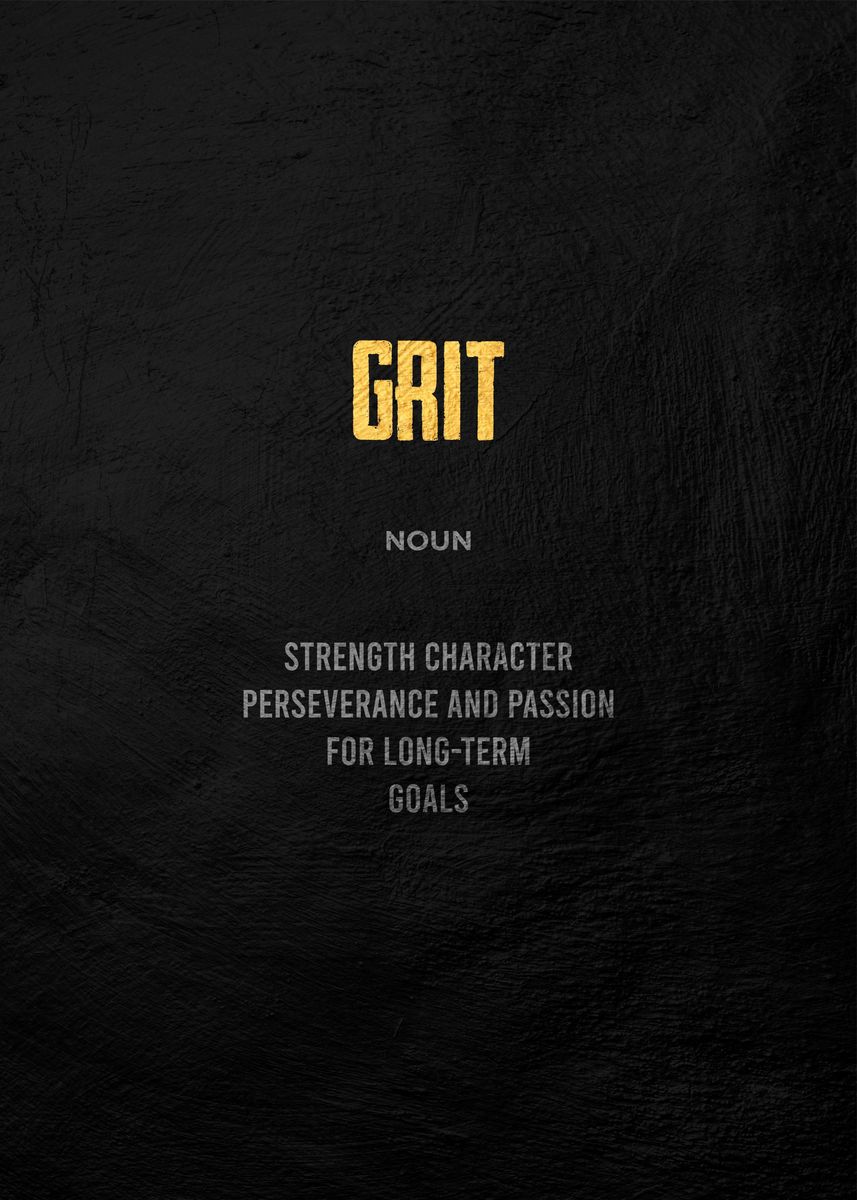 'grit' Poster, picture, metal print, paint by Metal Wonder | Displate