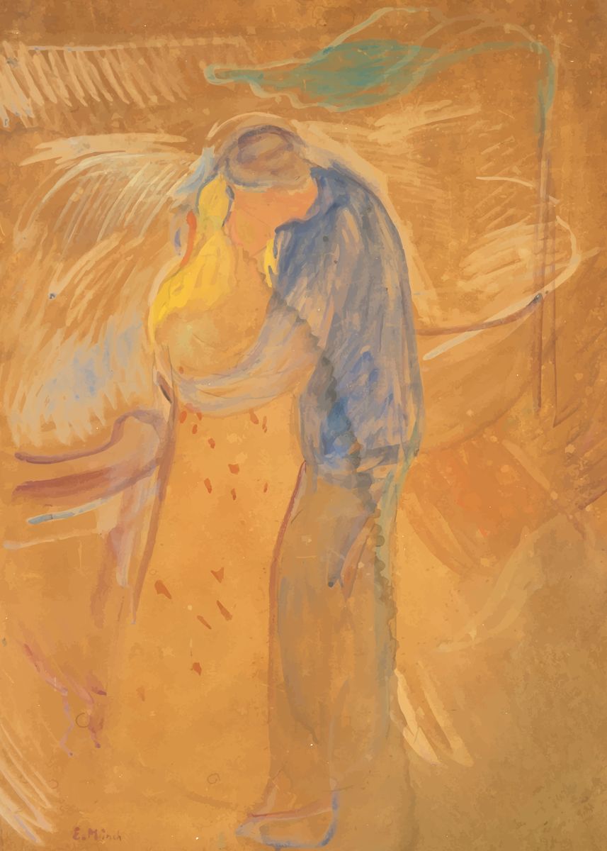 'Edward Munch' Poster, picture, metal print, paint by ArtGallery | Displate