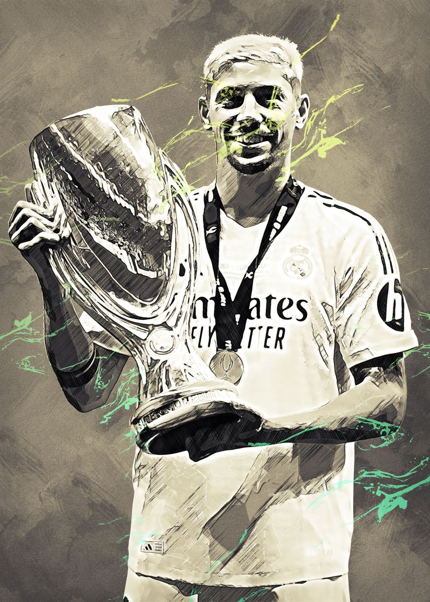 'Federico Valverde' Poster, picture, metal print, paint by KiaraPfeffer ...