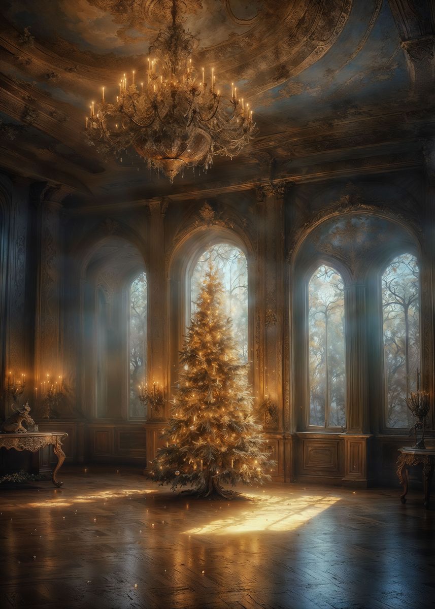 'Magic Christmas' Poster, picture, metal print, paint by Alice White ...