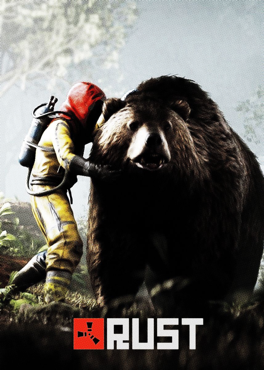 'rust' Poster, picture, metal print, paint by old monata | Displate