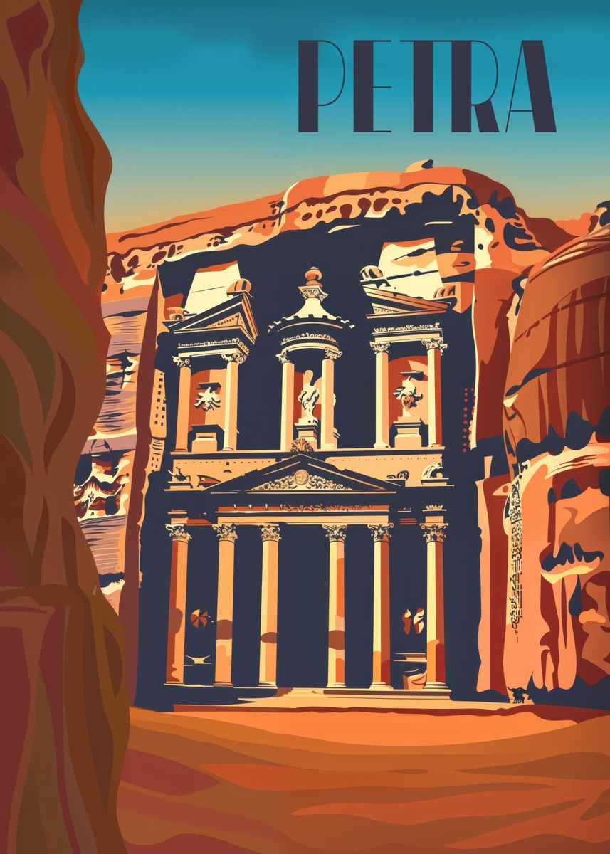 'Petra Majesty' Poster, picture, metal print, paint by Powerful Words ...