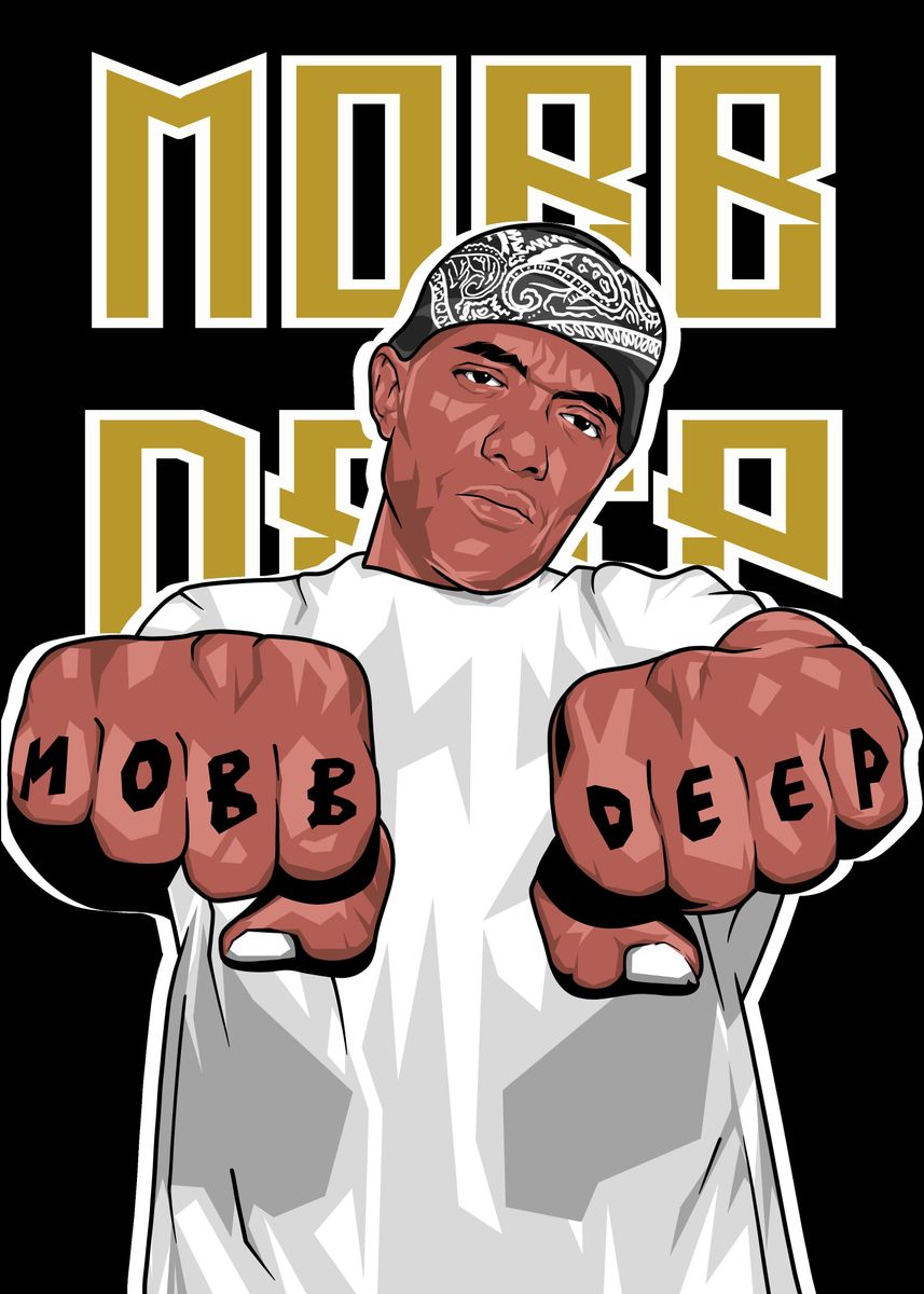 'Prodigy Mobb Deep' Poster, picture, metal print, paint by Imad Madd ...
