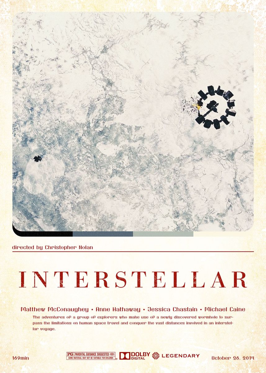 'Interstellar' Poster, picture, metal print, paint by Nerdworld 1 ...