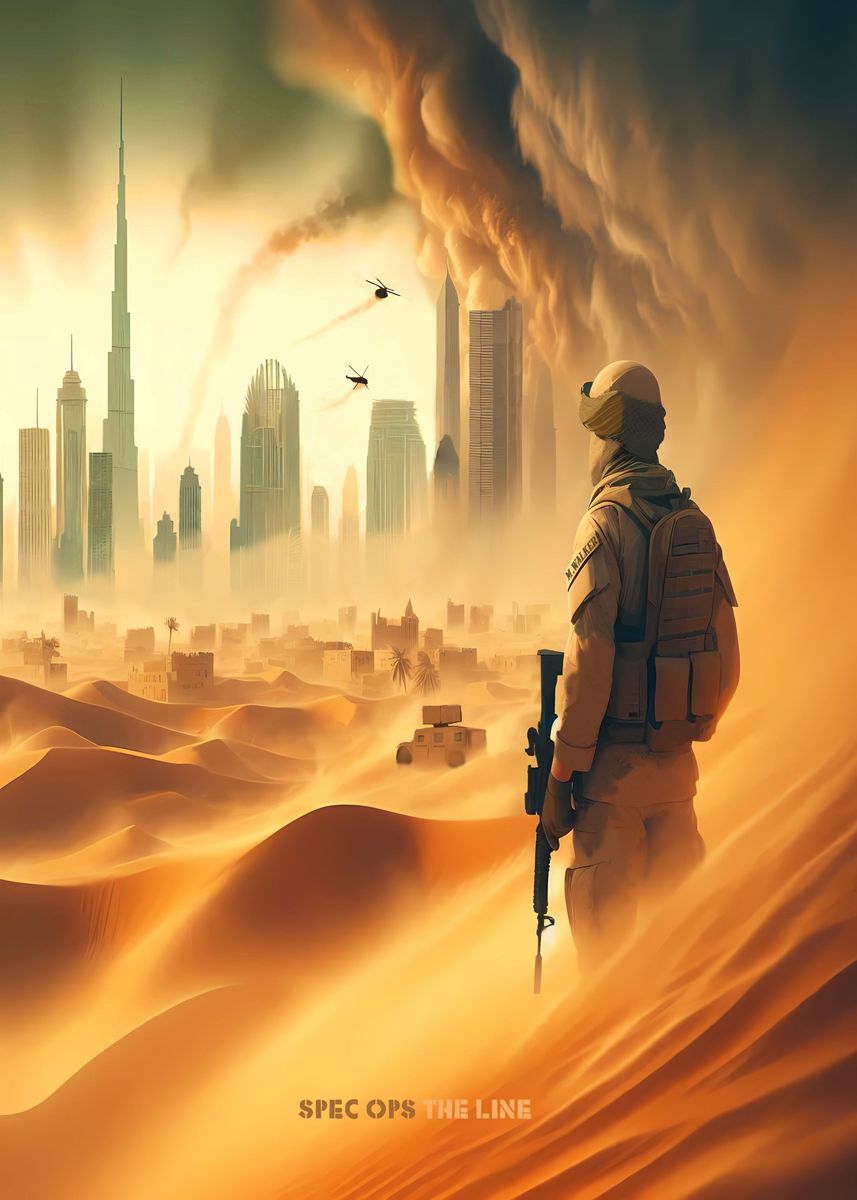 'Spec ops' Poster, picture, metal print, paint by KyomaArt | Displate