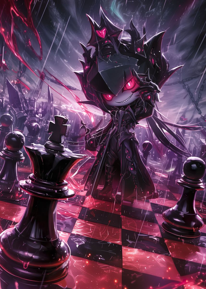 'The Queen of Chess' Poster, picture, metal print, paint by ...