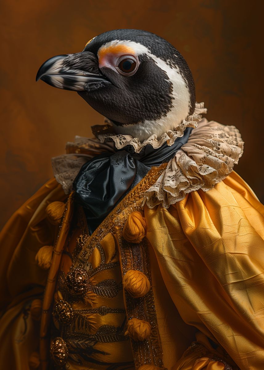 'The Elegant Penguin' Poster, picture, metal print, paint by Notorious ...