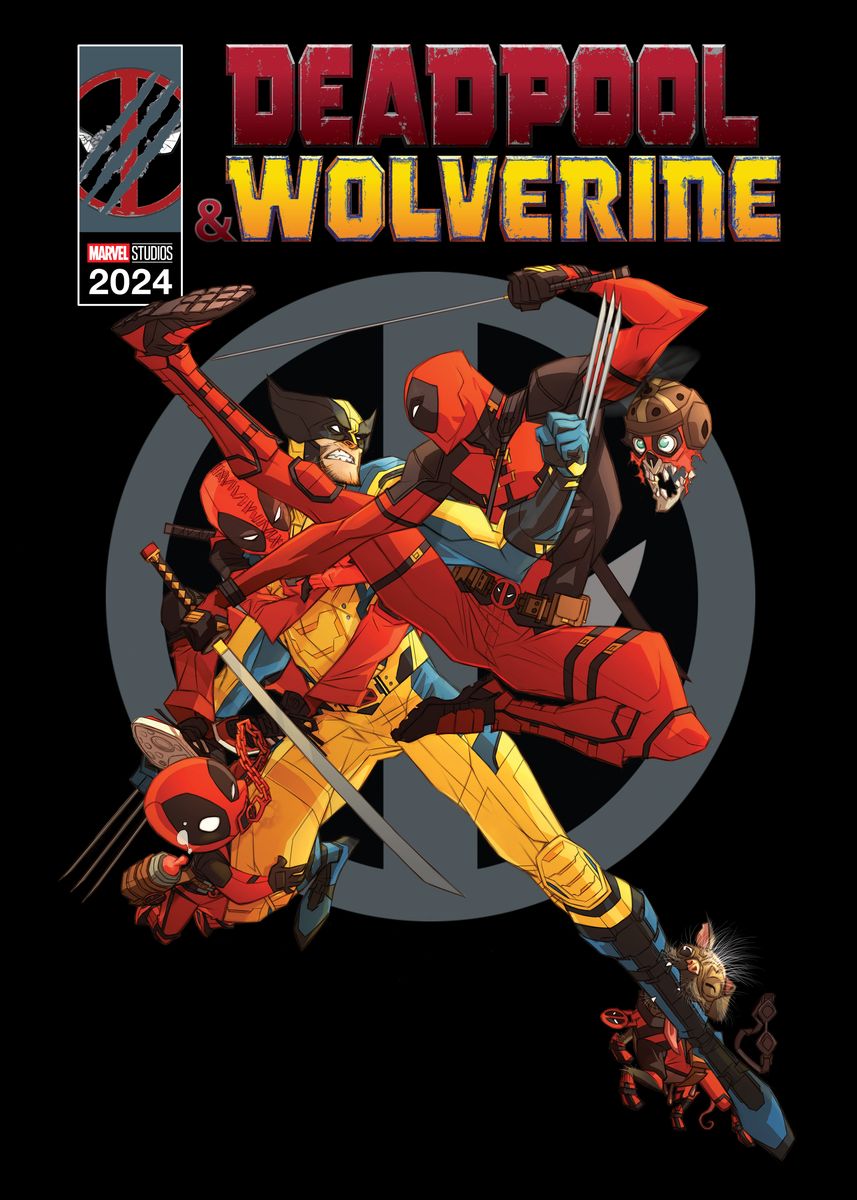 'Many Deadpools Cover' Poster, picture, metal print, paint by Marvel ...