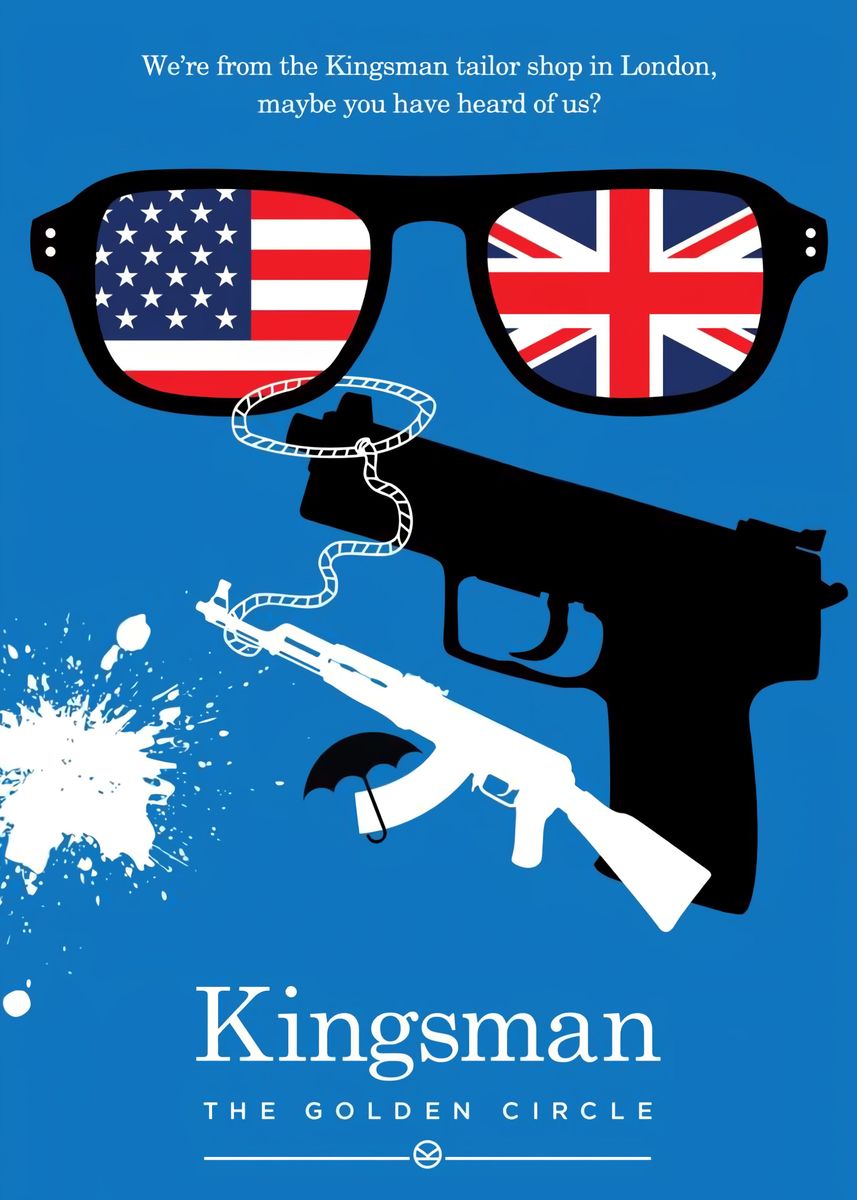 'kingsman poster' Poster, picture, metal print, paint by rachel rachel ...