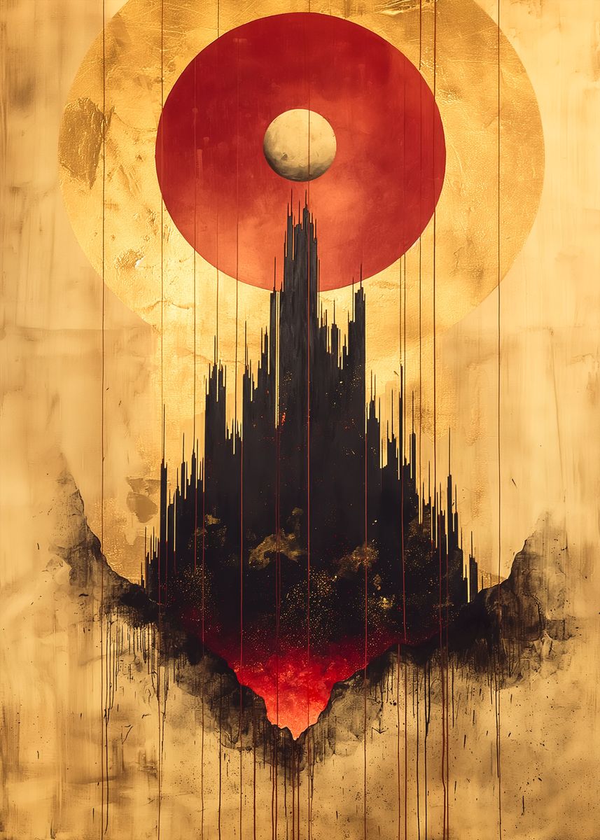 'Celestial Power Minimalism' Poster, picture, metal print, paint by ...