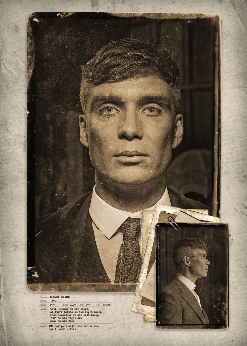 'Police Portrait' Poster, picture, metal print, paint by Peaky Blinders ...