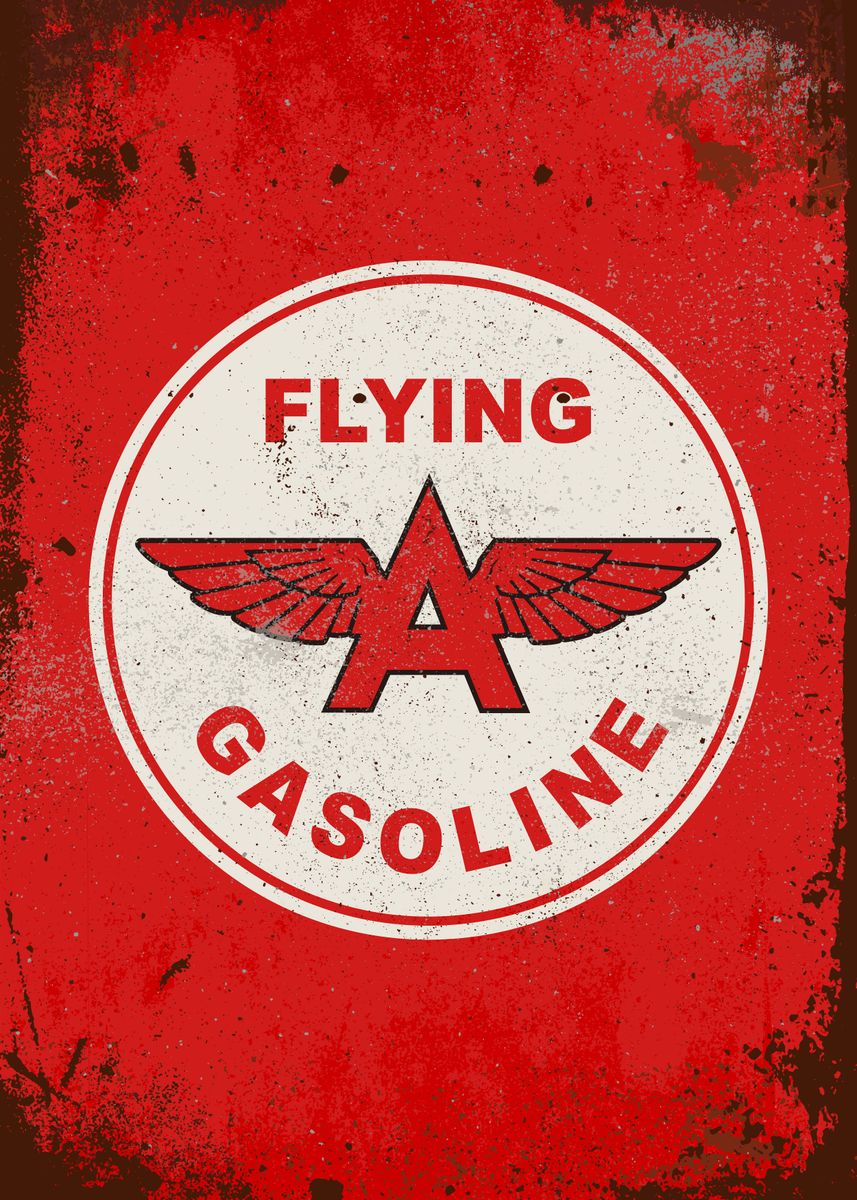 'Flying Gasoline Sing' Poster, picture, metal print, paint by great ...
