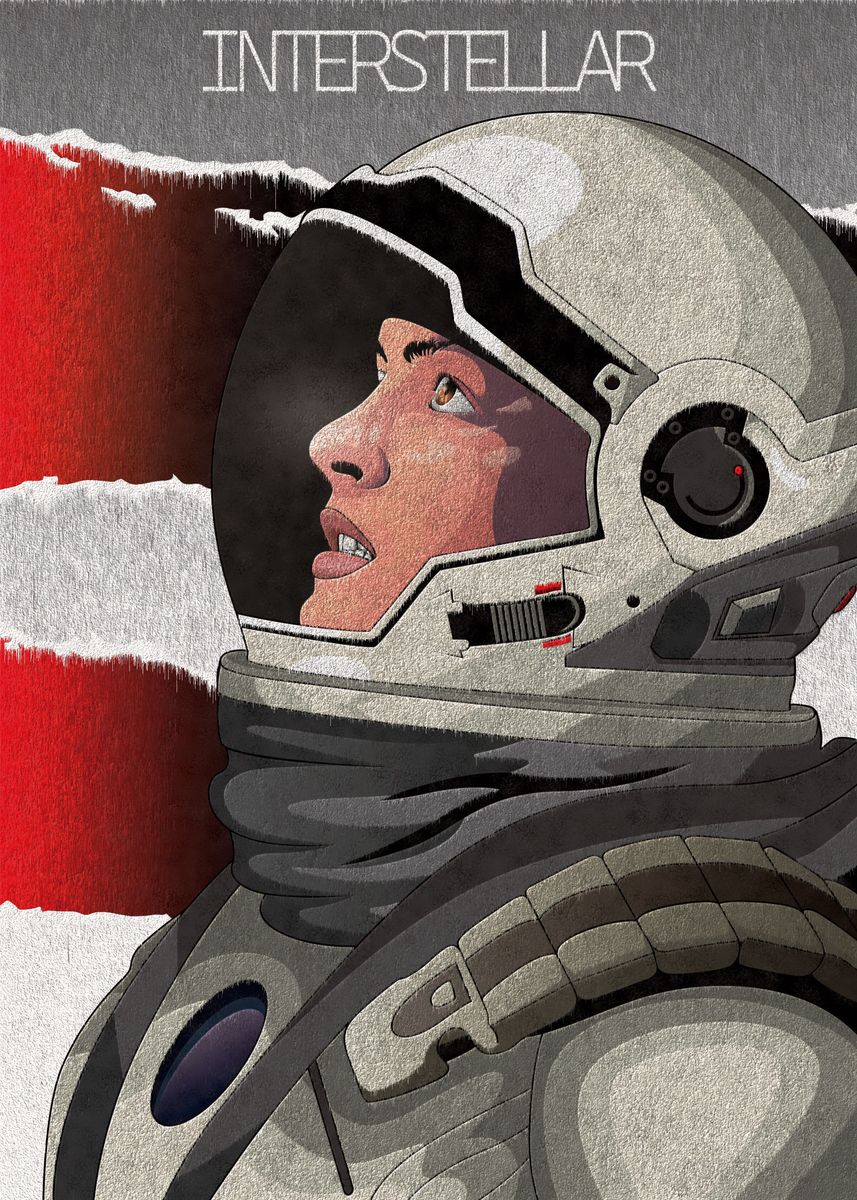 'Interstellar' Poster, picture, metal print, paint by Black Hole Art ...