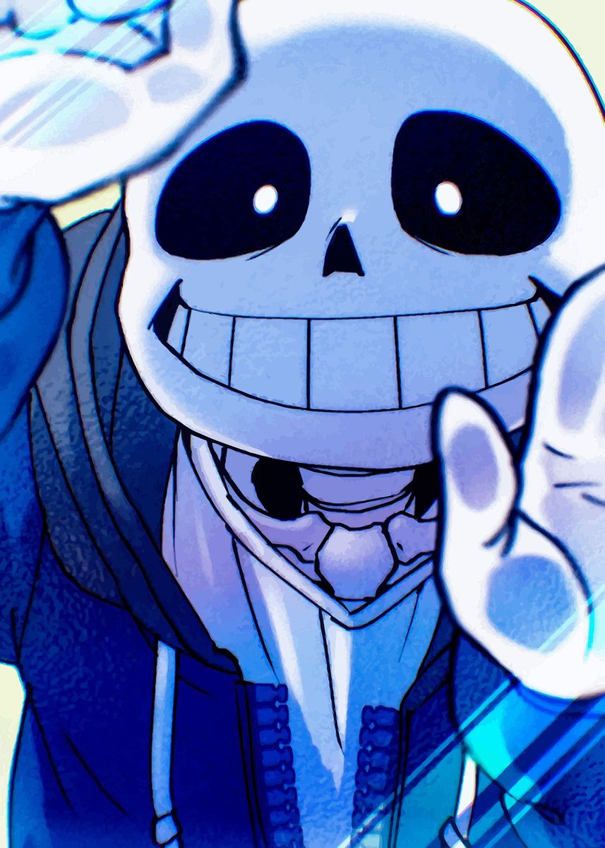 'Face Undertale' Poster, picture, metal print, paint by Bangun ...