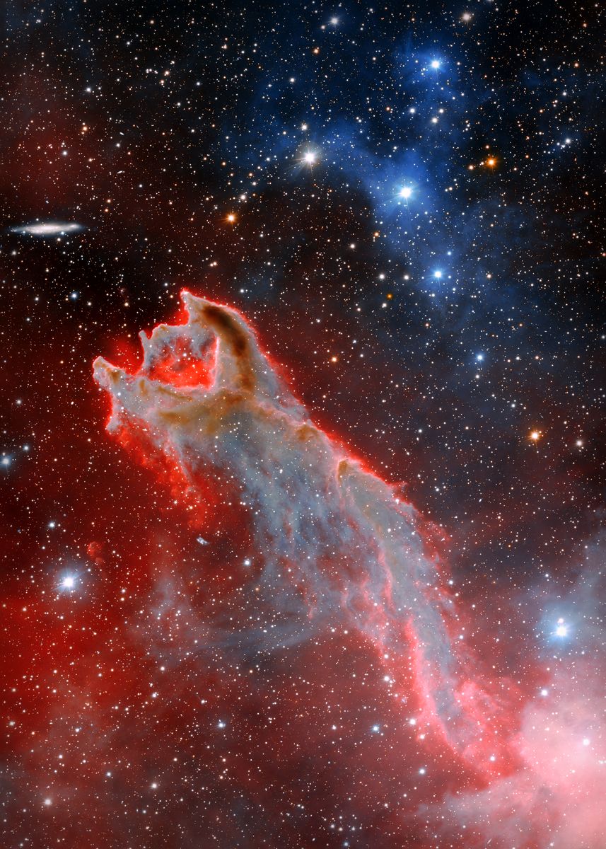 'Red Cometary Globule 4' Poster, picture, metal print, paint by NASA ...