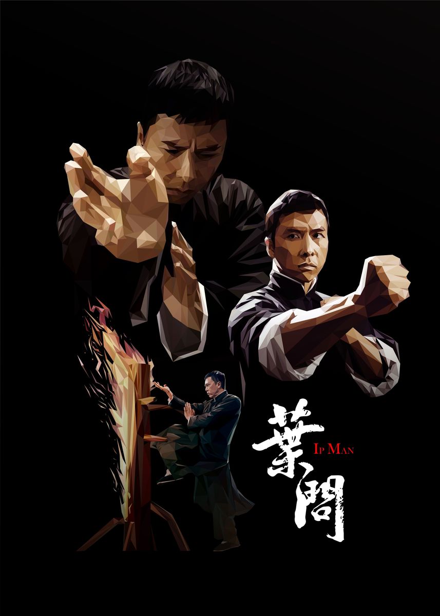 'wing chun' Poster, picture, metal print, paint by Lowpoly Posters ...