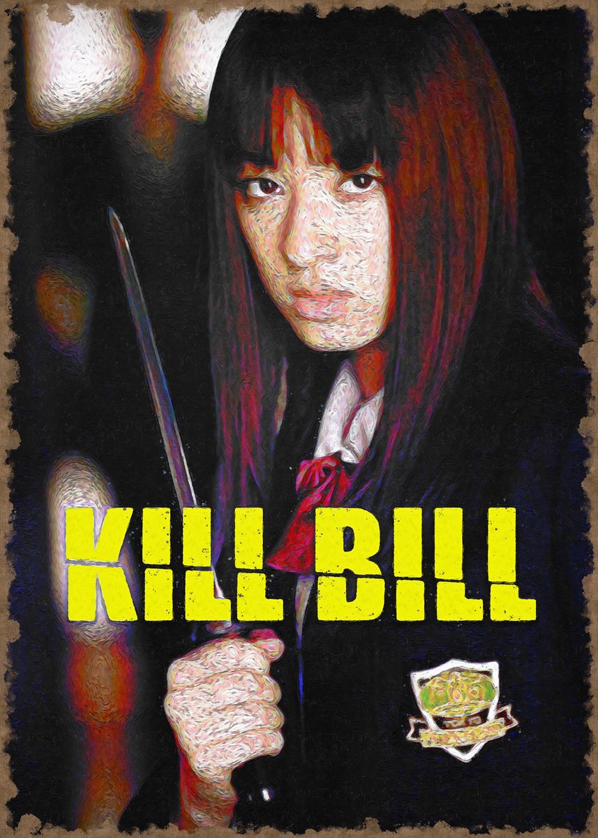 'kill bill' Poster, picture, metal print, paint by The Artnesia Posters ...