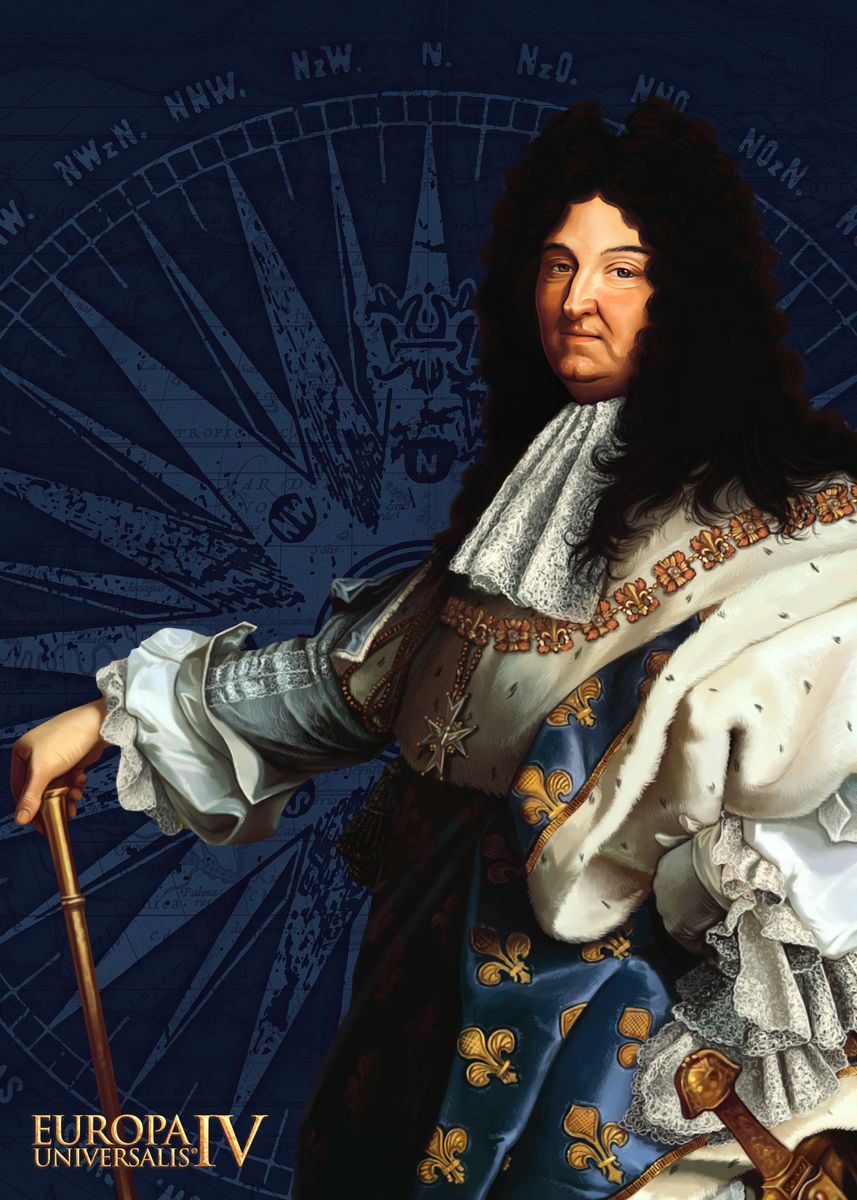 'Louis XIV' Poster, picture, metal print, paint by Europa Universalis ...