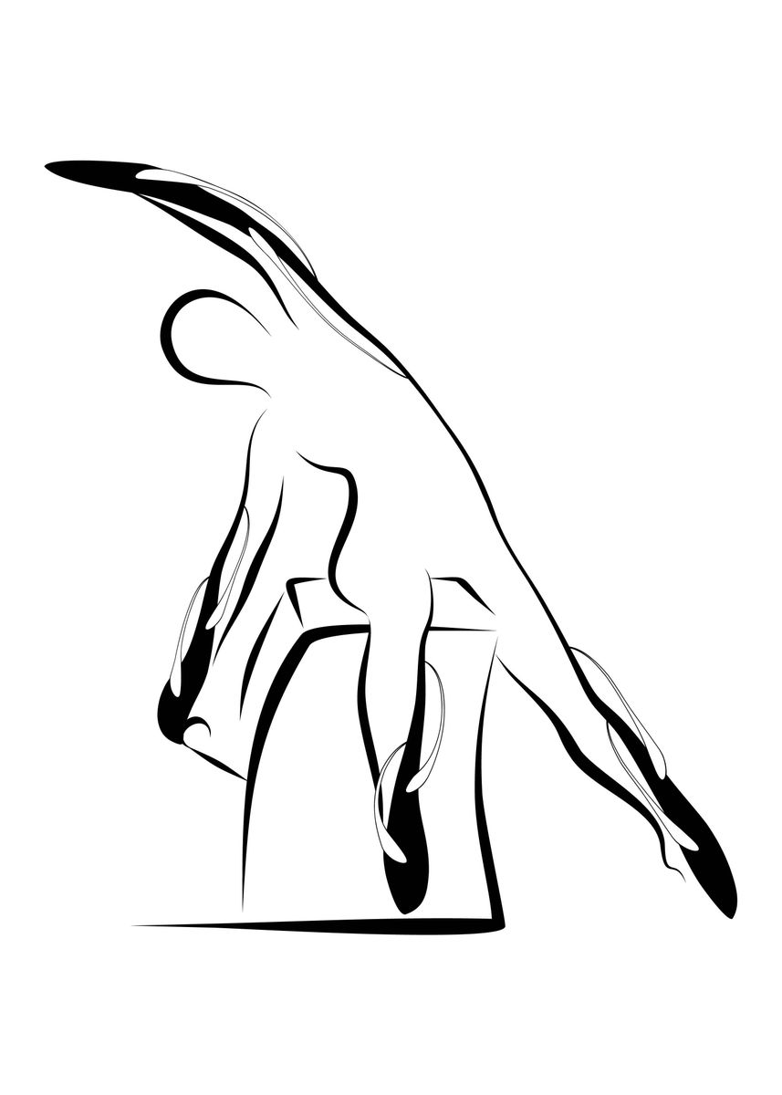 'Mermaid on wunda chair' Poster, picture, metal print, paint by Sasha ...