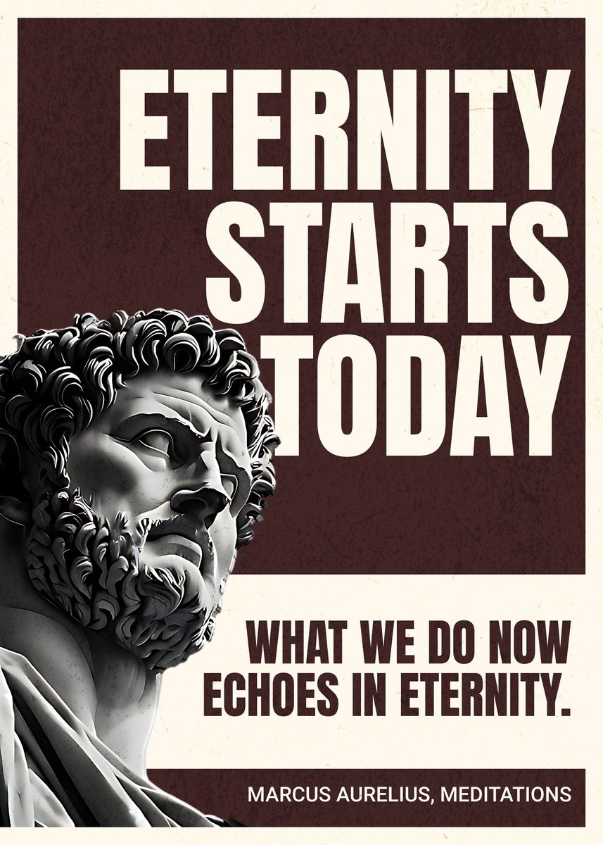 'Stoic Quote Motivation' Poster, picture, metal print, paint by Jovana ...