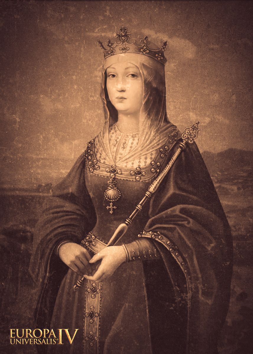'Queen Isabella I of Castil' Poster, picture, metal print, paint by ...