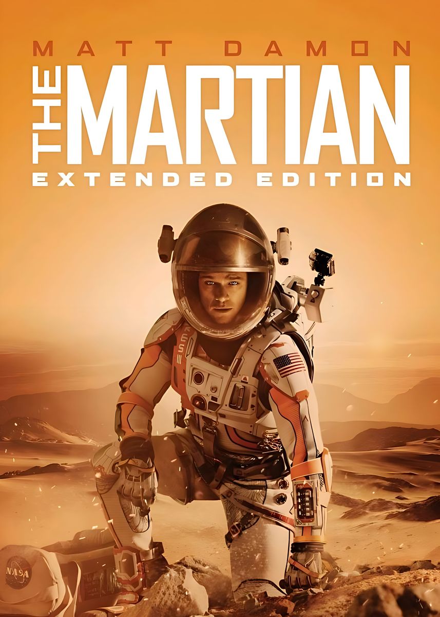 'The Martian' Poster, picture, metal print, paint by Game Pop Art ...