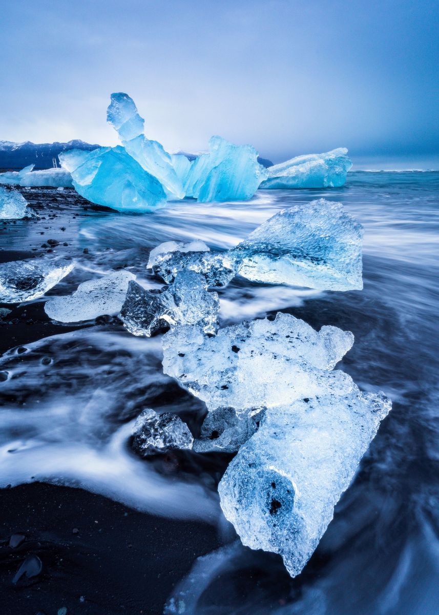 'Cold morning' Poster, picture, metal print, paint by David Becker ...