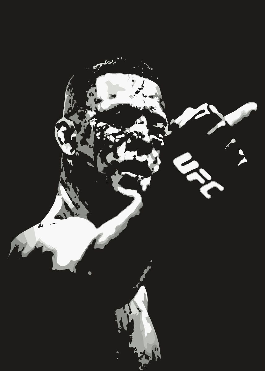 'Nate Diaz' Poster, picture, metal print, paint by VisionPrint | Displate