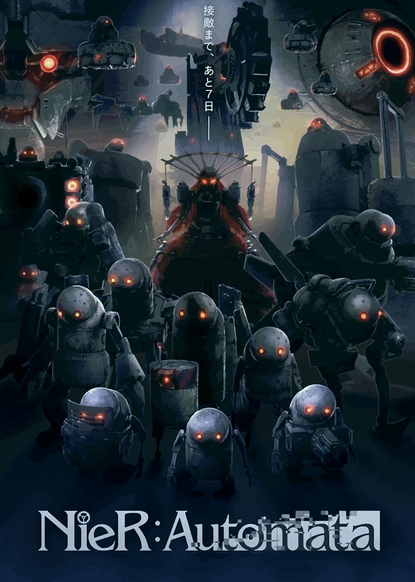 'Automata' Poster, picture, metal print, paint by Kireizukin Seikatu ...