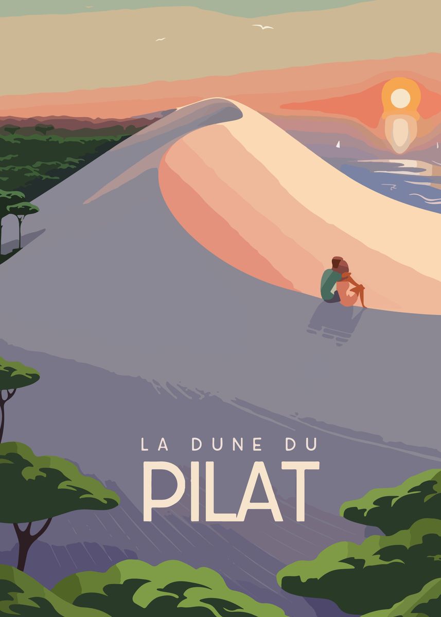 'Travel to pilat' Poster, picture, metal print, paint by Leonardo ...