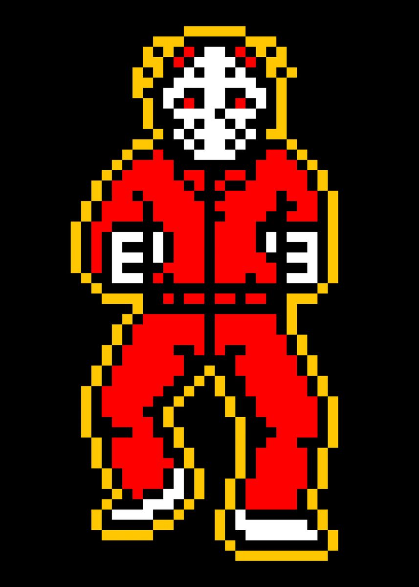 'Pixel Killer' Poster, picture, metal print, paint by Demonigote Shirts ...