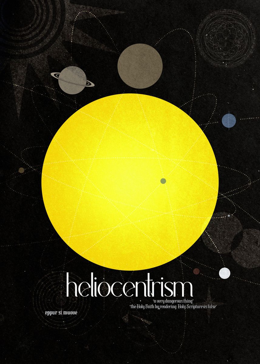 'Heliocentric Model' Poster, picture, metal print, paint by Prartss ...