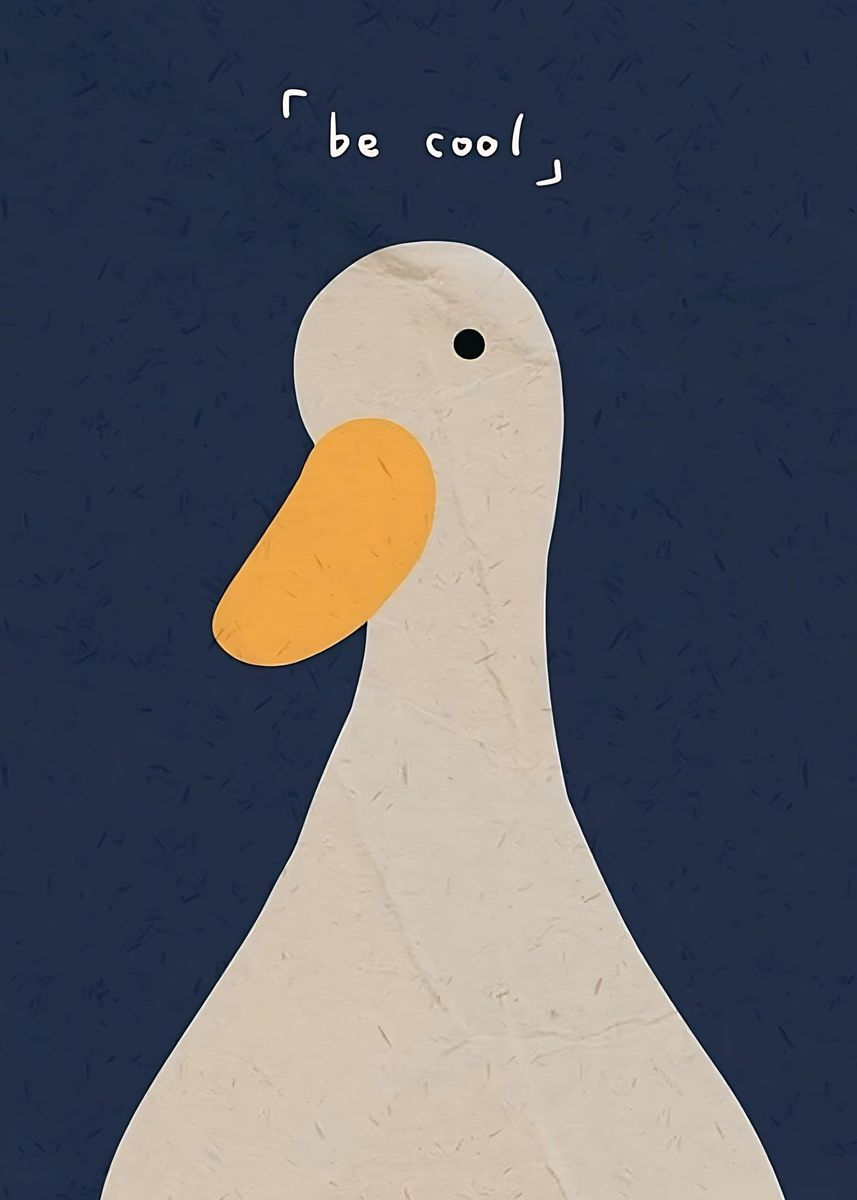 'Hey duck duck' Poster, picture, metal print, paint by YURE 27 | Displate