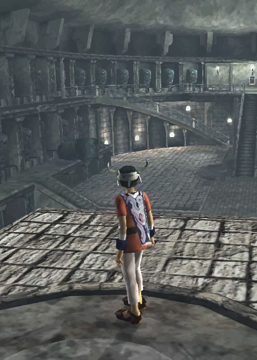 'ICO' Poster, picture, metal print, paint by Galaxy Des | Displate