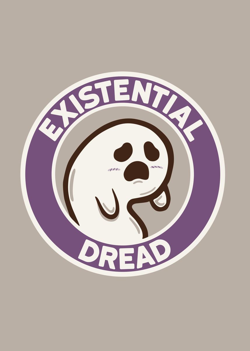 'Existential dread' Poster, picture, metal print, paint by Melonseta ...