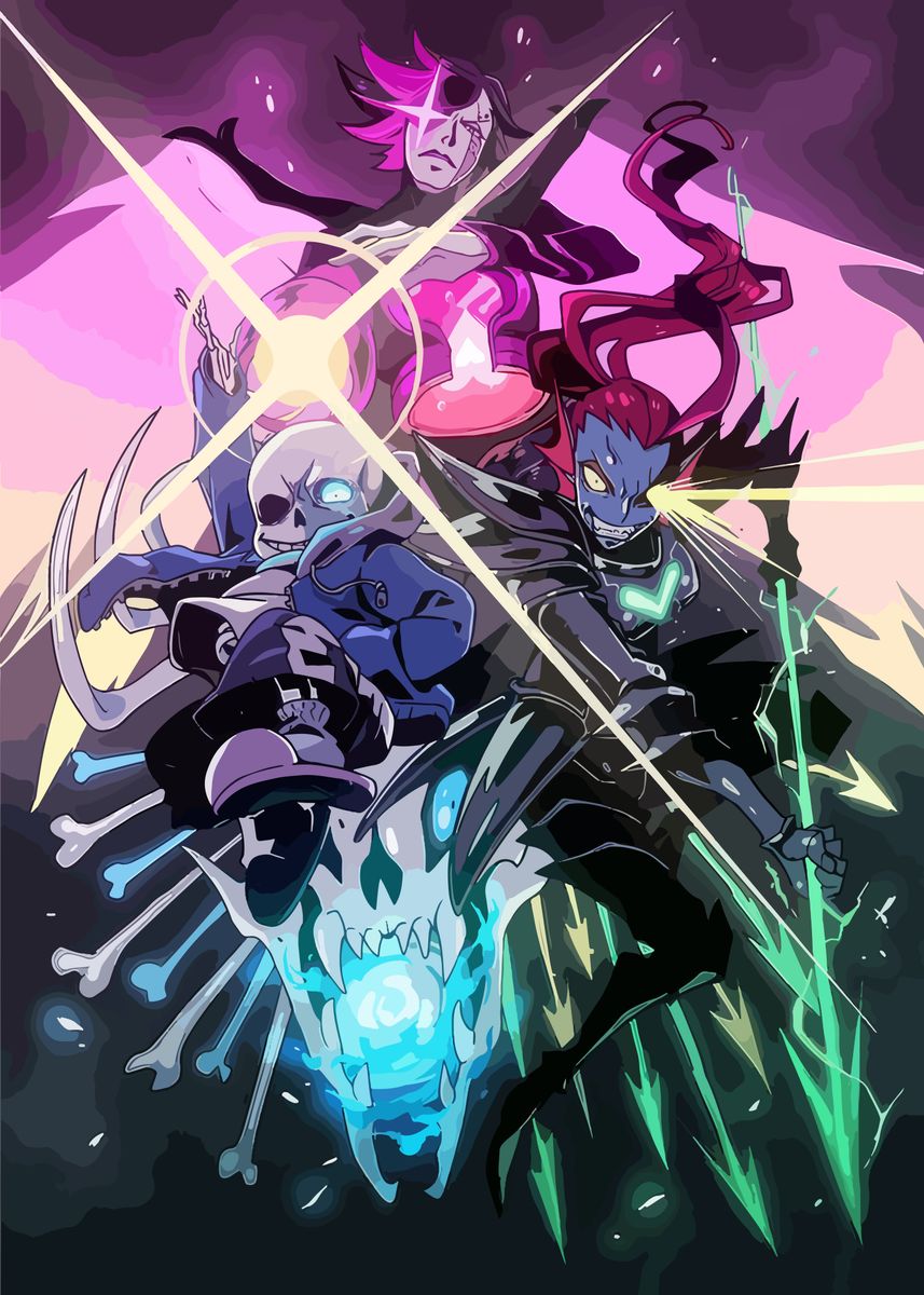 'Undertale' Poster, picture, metal print, paint by Ansell ART | Displate