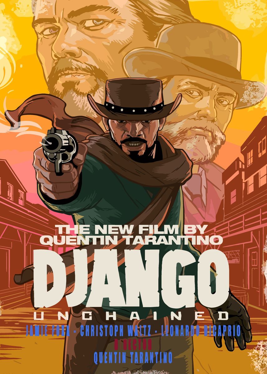 'Django Movie' Poster, picture, metal print, paint by VisionPrint ...