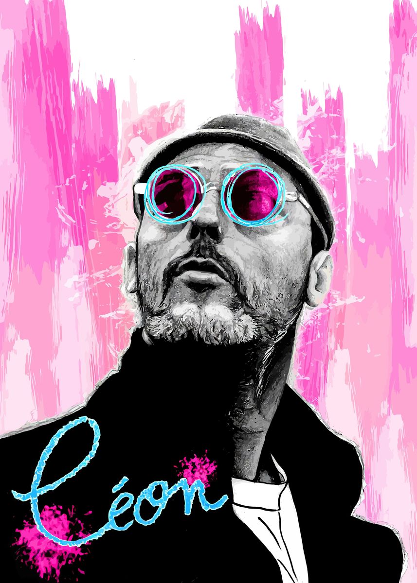 'Leon' Poster, picture, metal print, paint by Ace | Displate