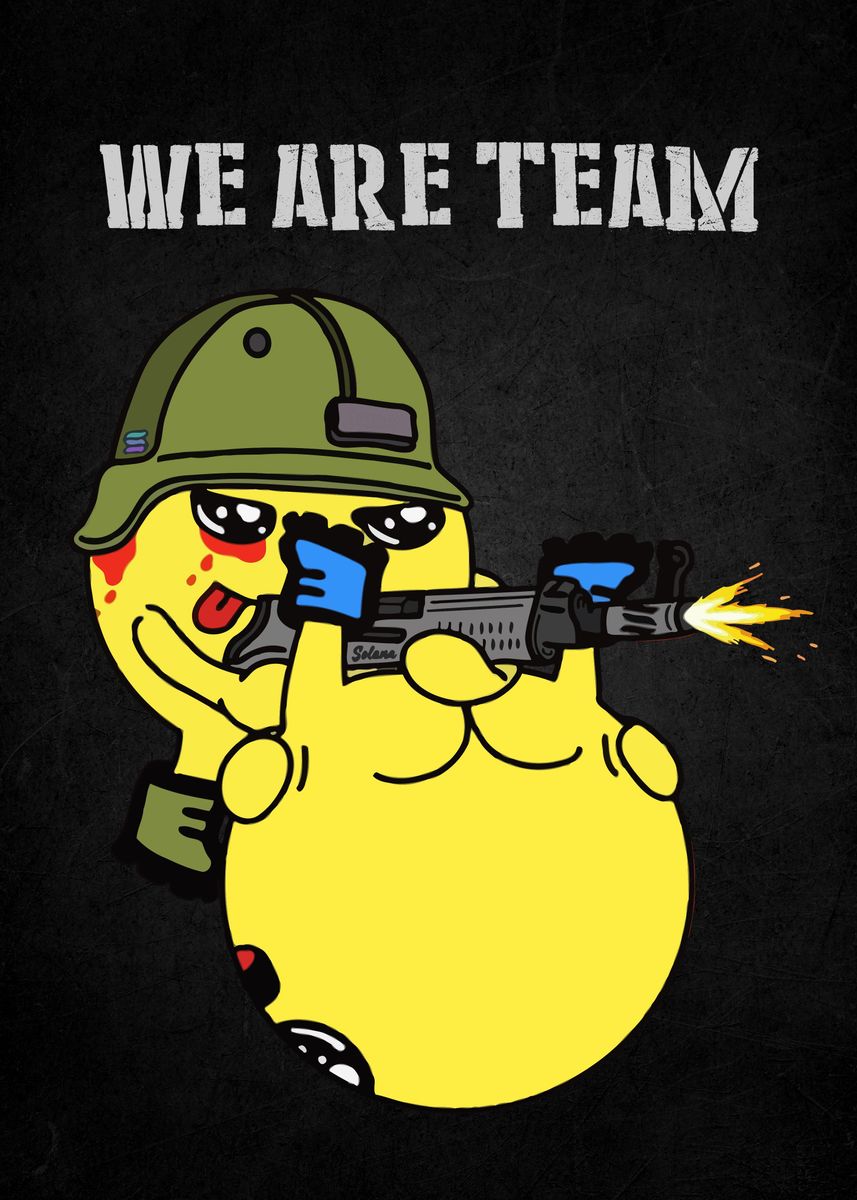 'Meme Army Holders' Poster, picture, metal print, paint by Imp ...