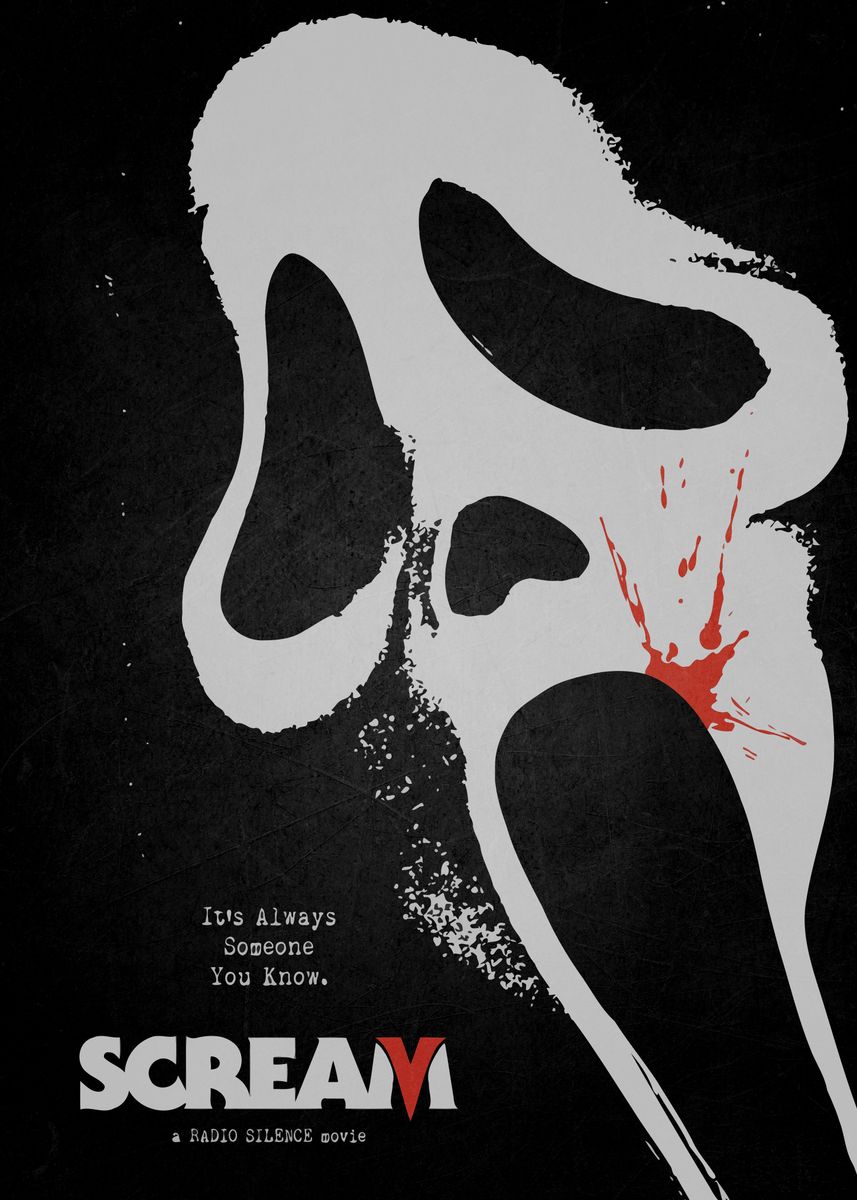 'Scream Movie' Poster, picture, metal print, paint by Zabrien Simon ...
