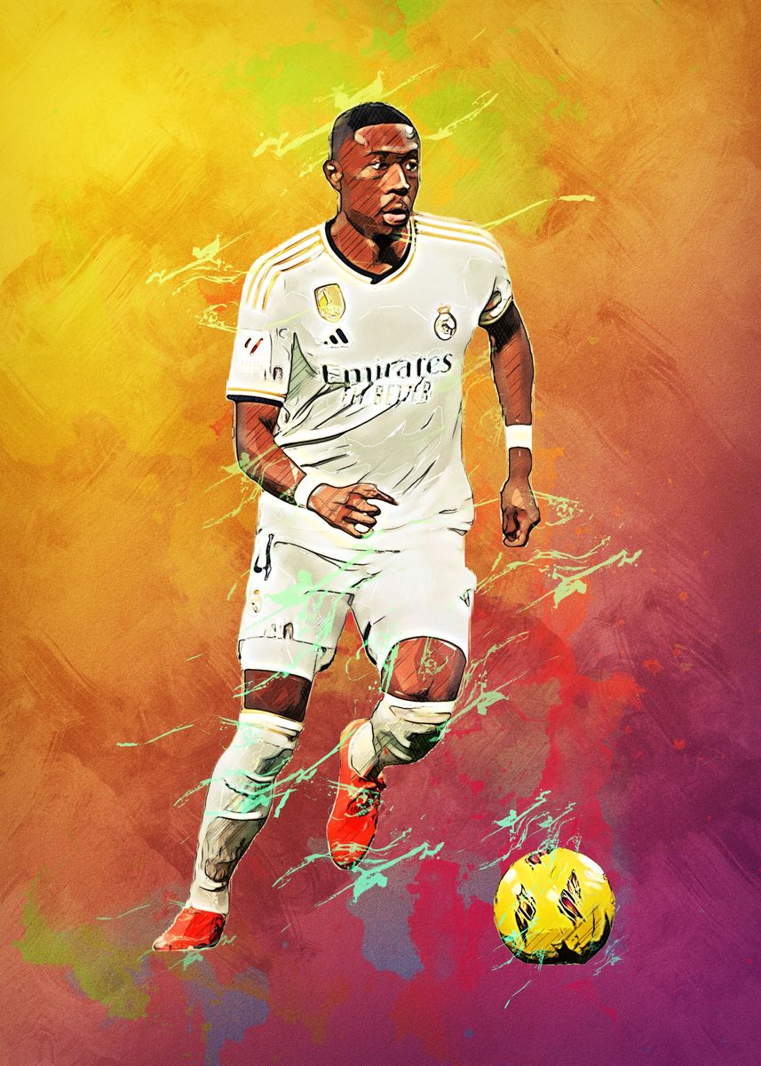'David Alaba' Poster, picture, metal print, paint by KiaraPfeffer ...