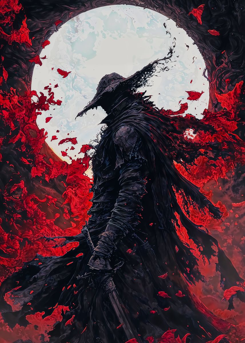 'Full Moon' Poster, picture, metal print, paint by Hako | Displate