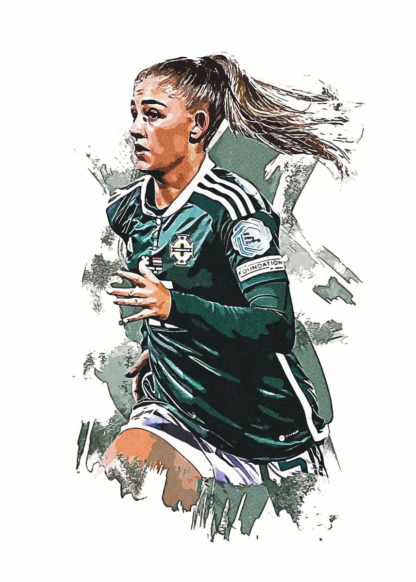 'Danielle Maxwell' Poster, picture, metal print, paint by Nguyen Duc ...
