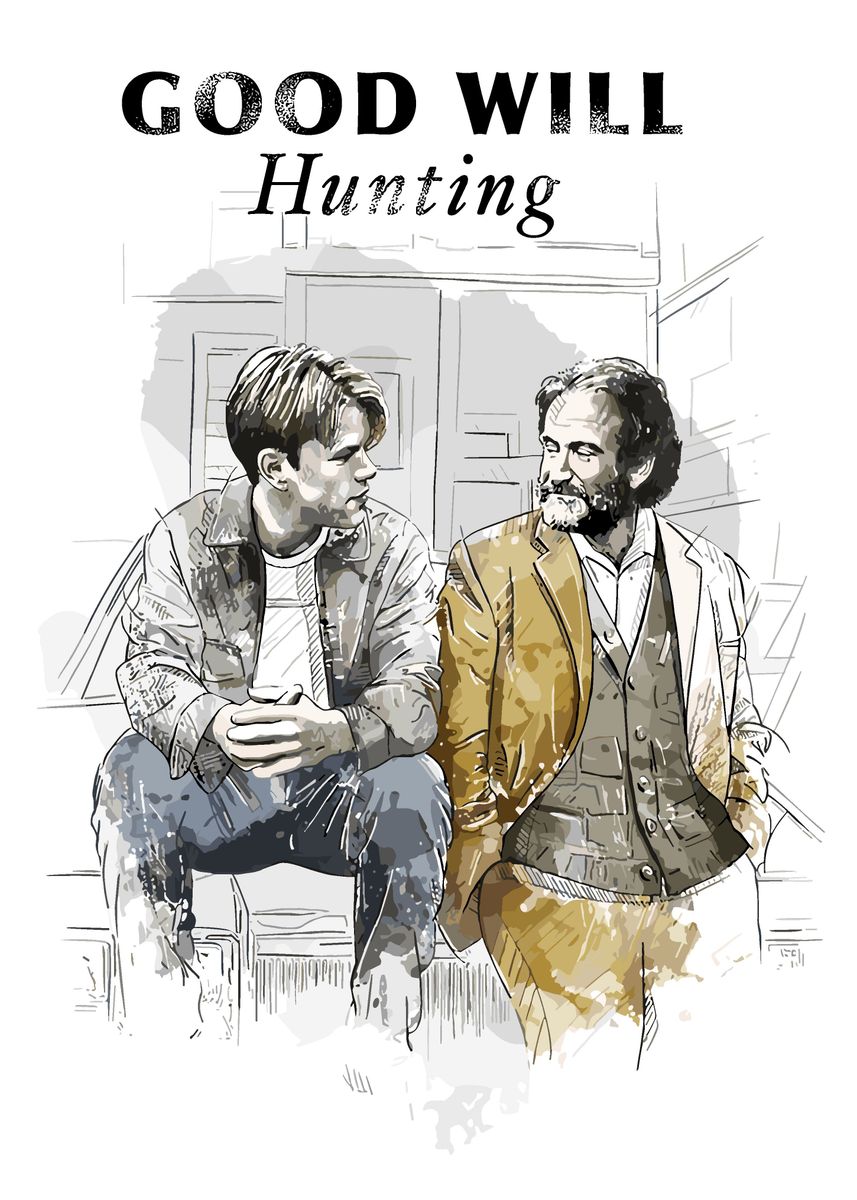 'Good Will Hunting' Poster, picture, metal print, paint by VisionPrint ...