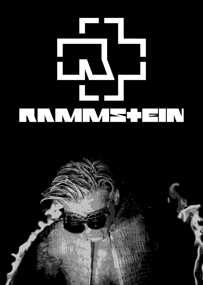 'Rammstein' Poster, picture, metal print, paint by VisionPrint | Displate