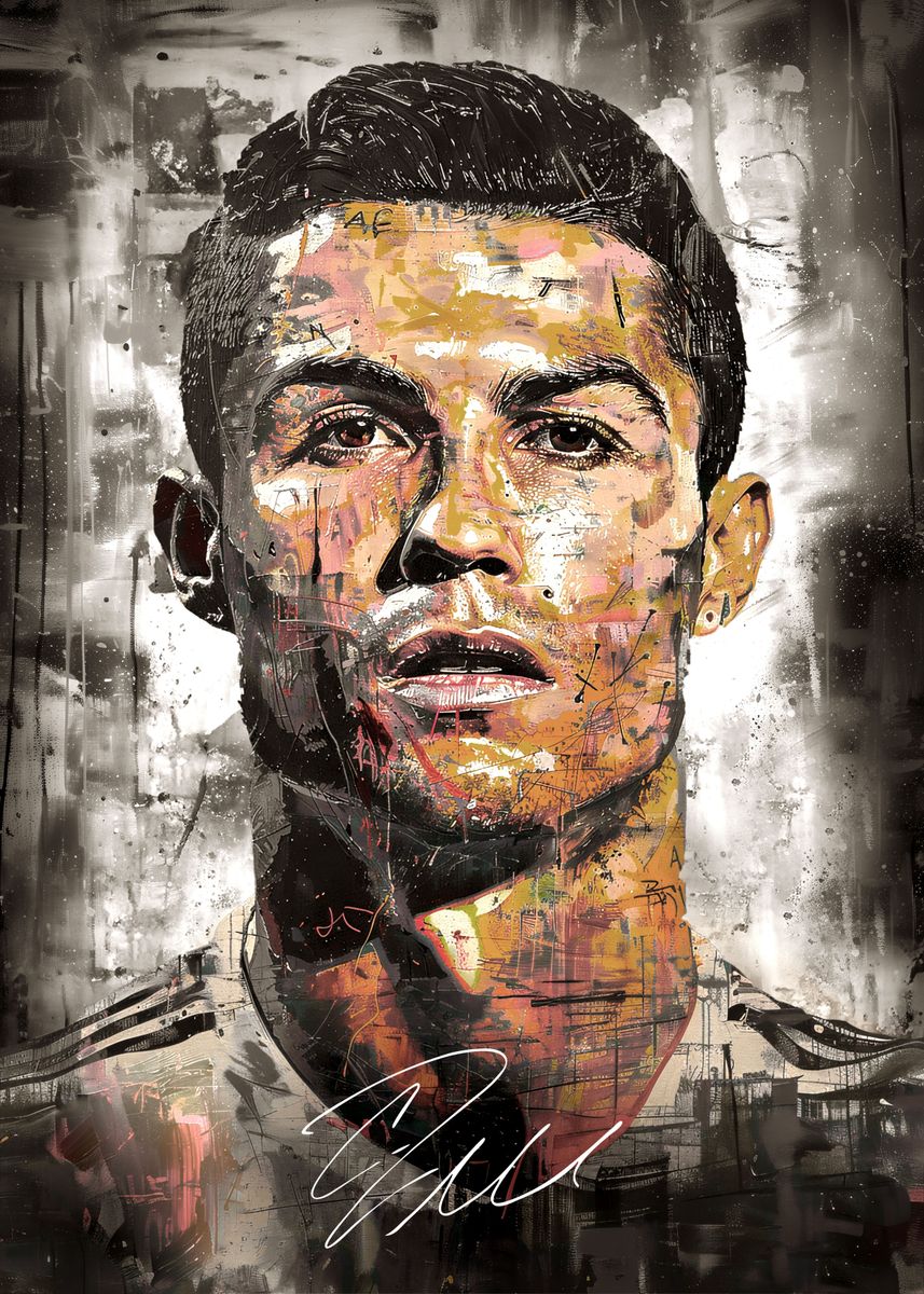 Cristiano Ronaldo Poster Picture Metal Print Paint By The Moooh cristiano-ronaldo-poster-picture-metal-print-paint-by-the-moooh